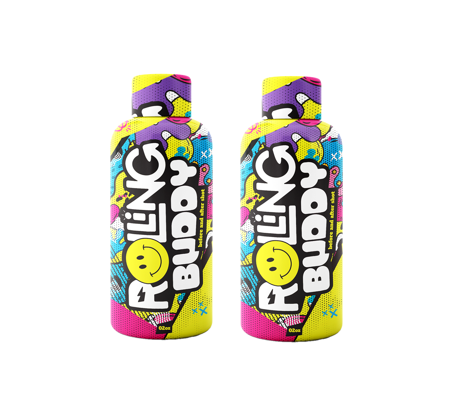 rolling buddy before and after shot sample pack | Rolling Buddy